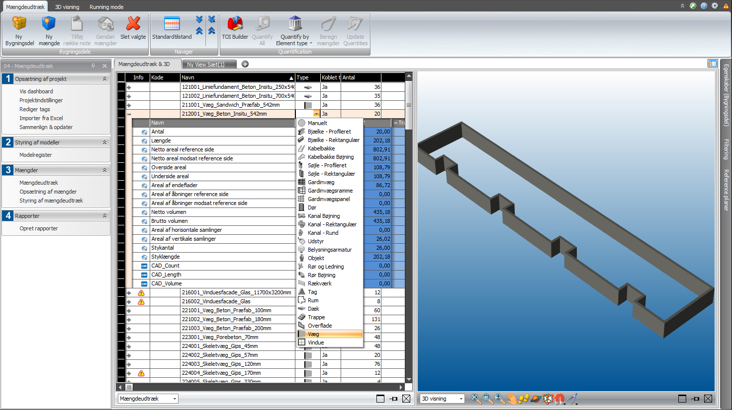 Takeoff Manager - Vico Office